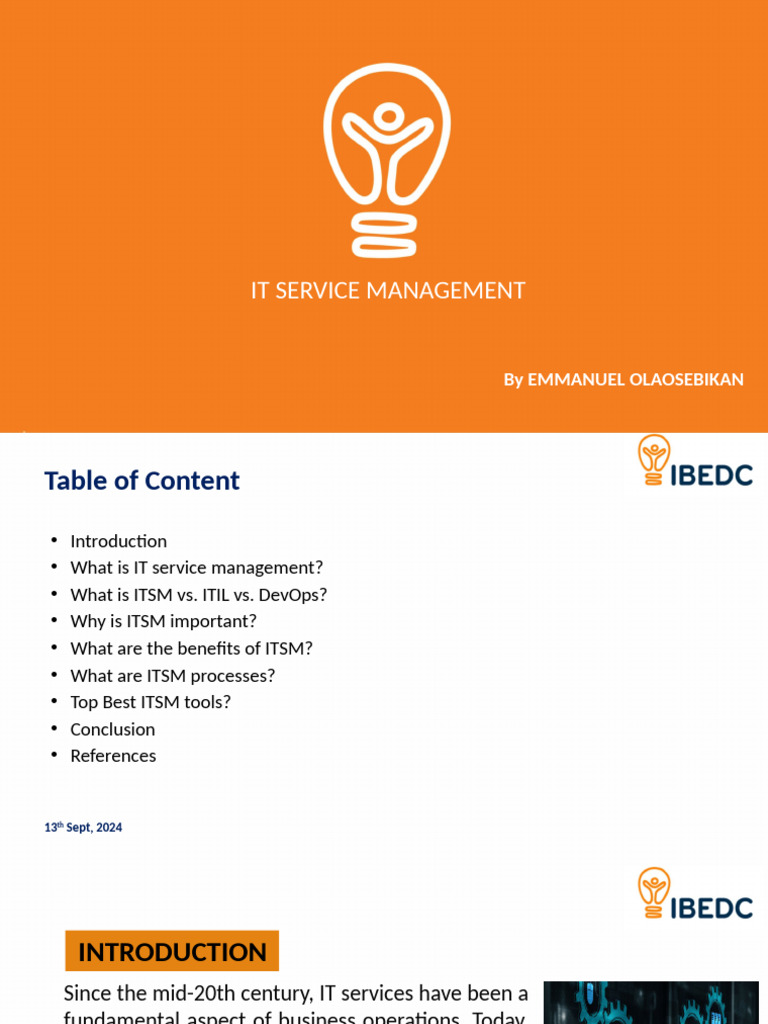 It Service Management | PDF | It Service Management | Artificial ...