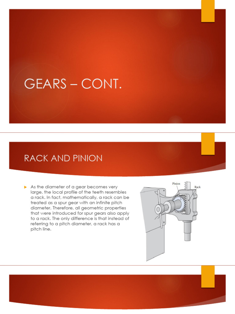 Gears Cont | PDF | Gear | Euclidean Geometry