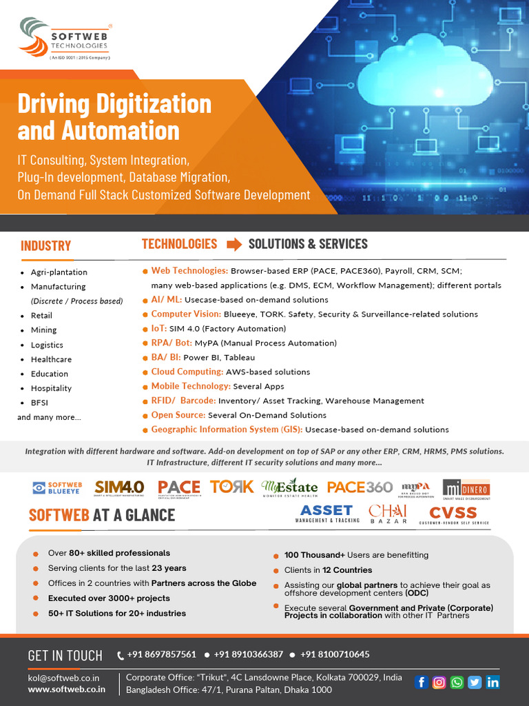 Driving Digitization and Automation in TEA | PDF | Agriculture | Computing
