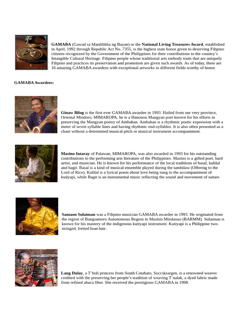 GAMABA | PDF | Philippines