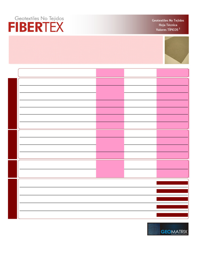 HT Fibertex F-30G | PDF | Tecnología