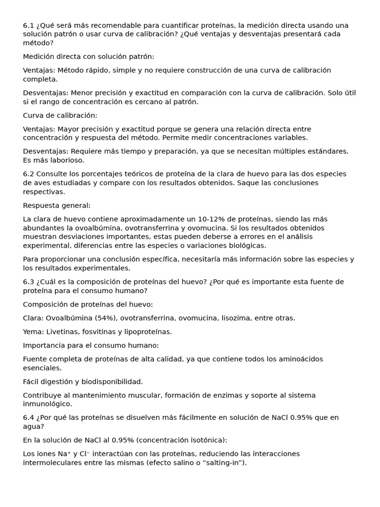 Conceptos Previos | PDF | Proteínas | Calibración