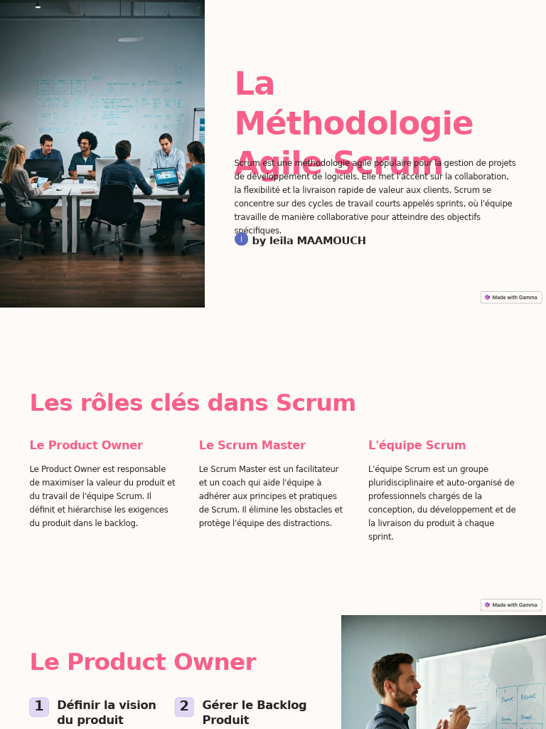 La Methodologie Agile Scrum | PDF | Scrum (développement) | Méthode agile