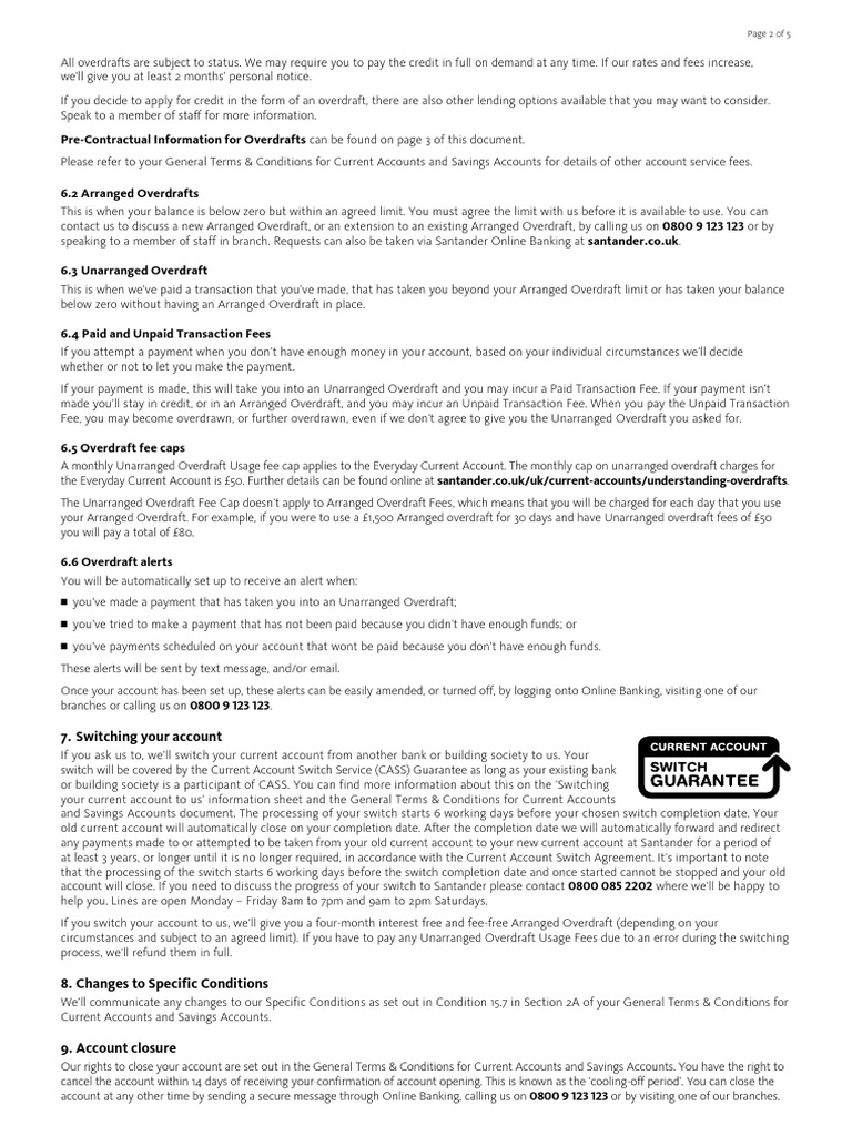 Key Facts 3 | PDF | Overdraft | Transaction Account