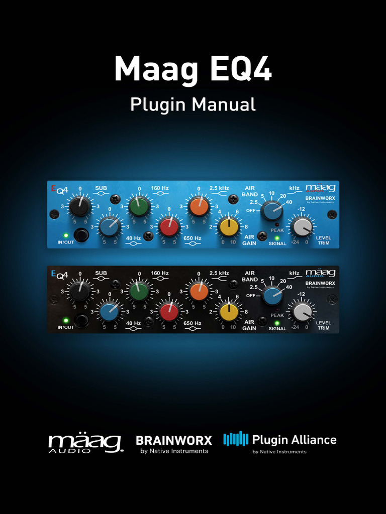 Maag Eq4 Manual en | PDF | Equalization (Audio) | Computing