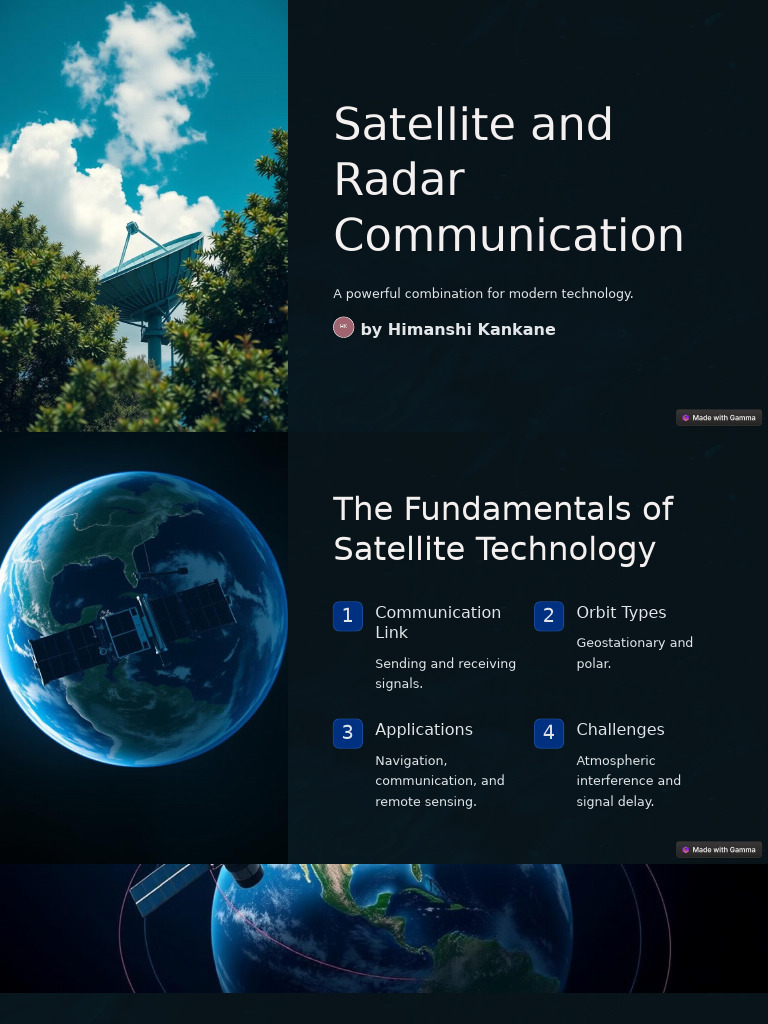 Satellite and Radar Communication | PDF