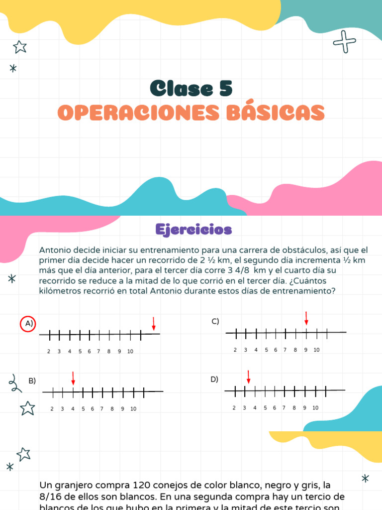 Clase 5 - Operaciones Básicas | PDF