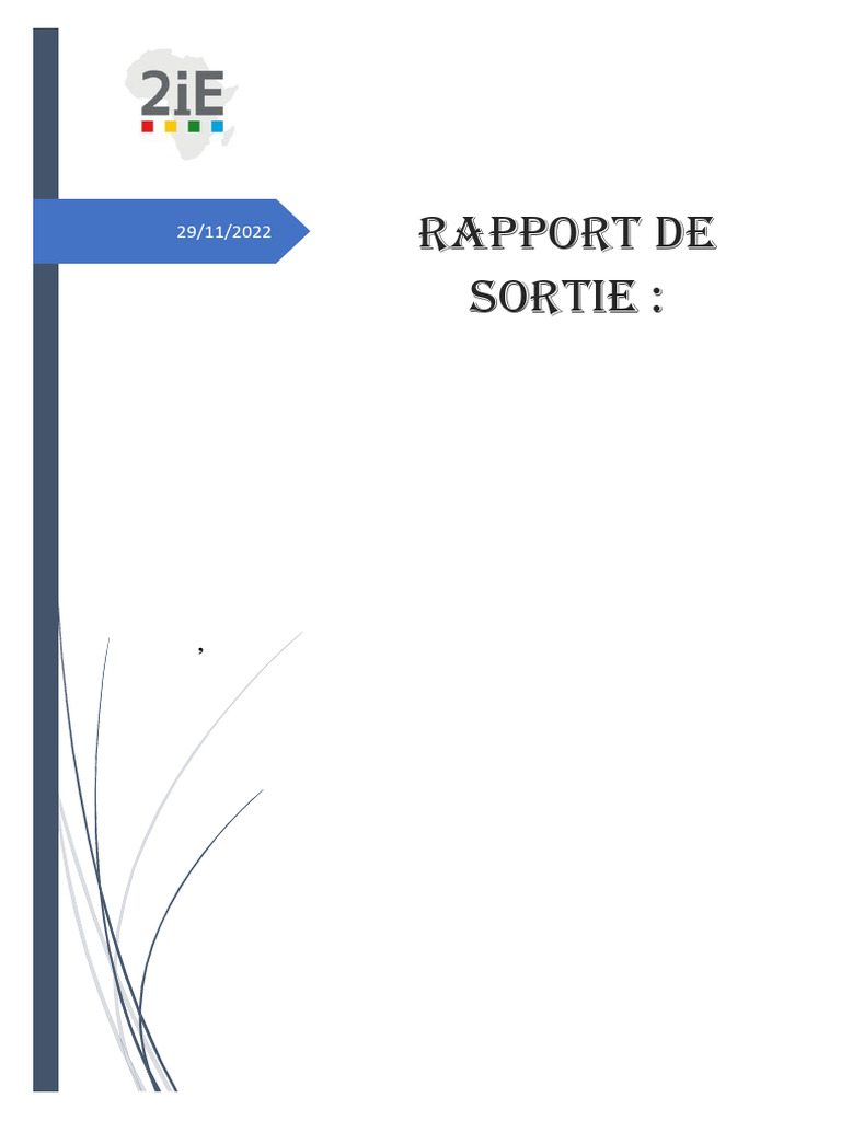 Rapport de Sortie | PDF | Réseau électrique | Transformateur électrique