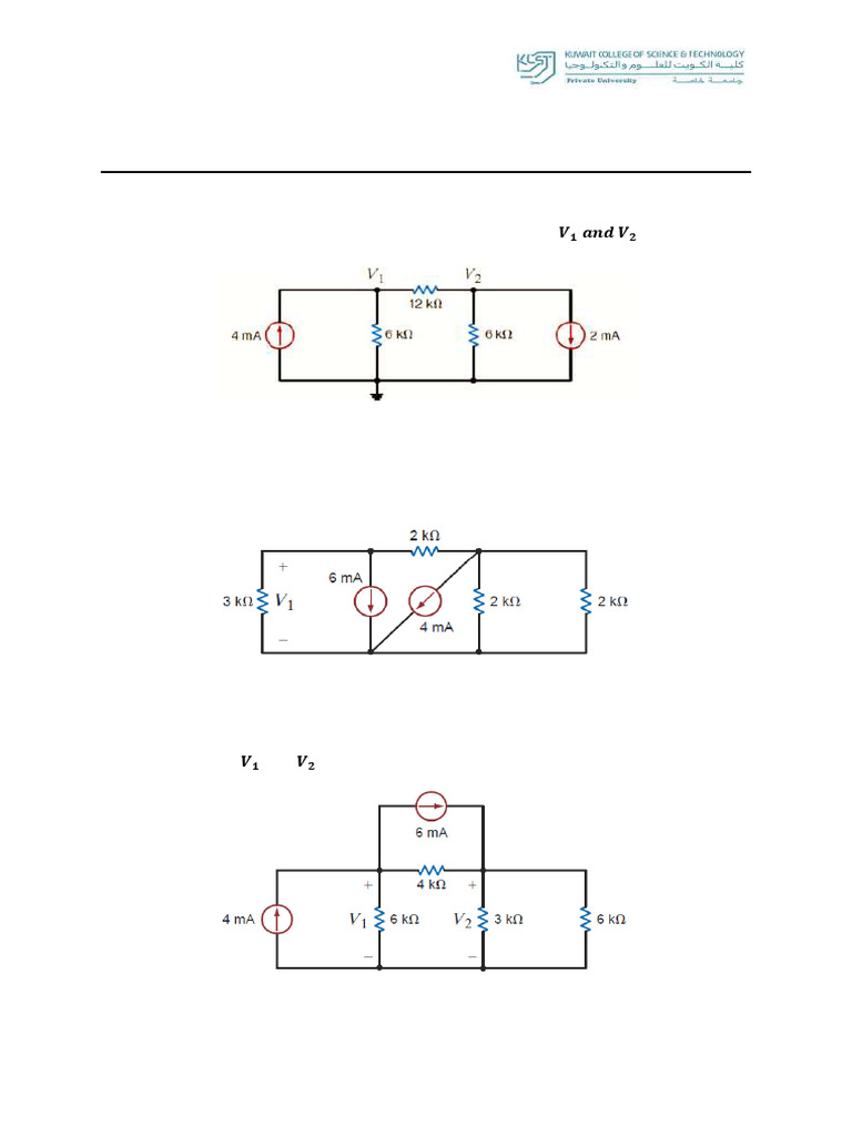 Tutorial 3, Chapter 3, Nodal Analysis | PDF