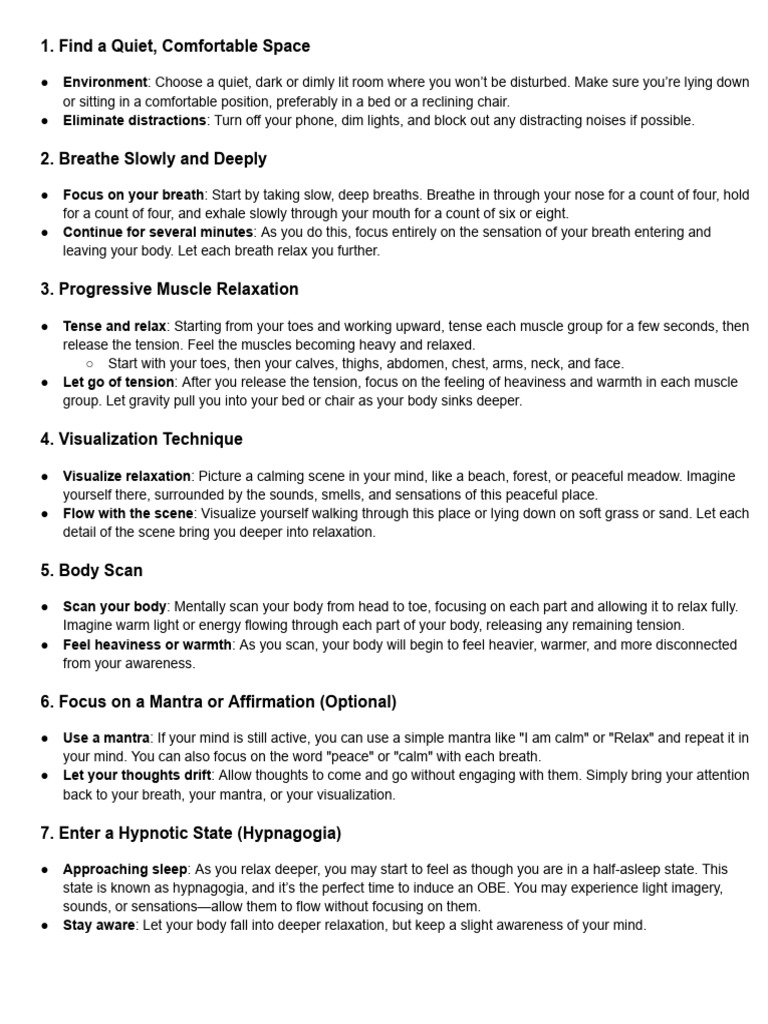 Out Body Experience | PDF | Self-Improvement | Wellness