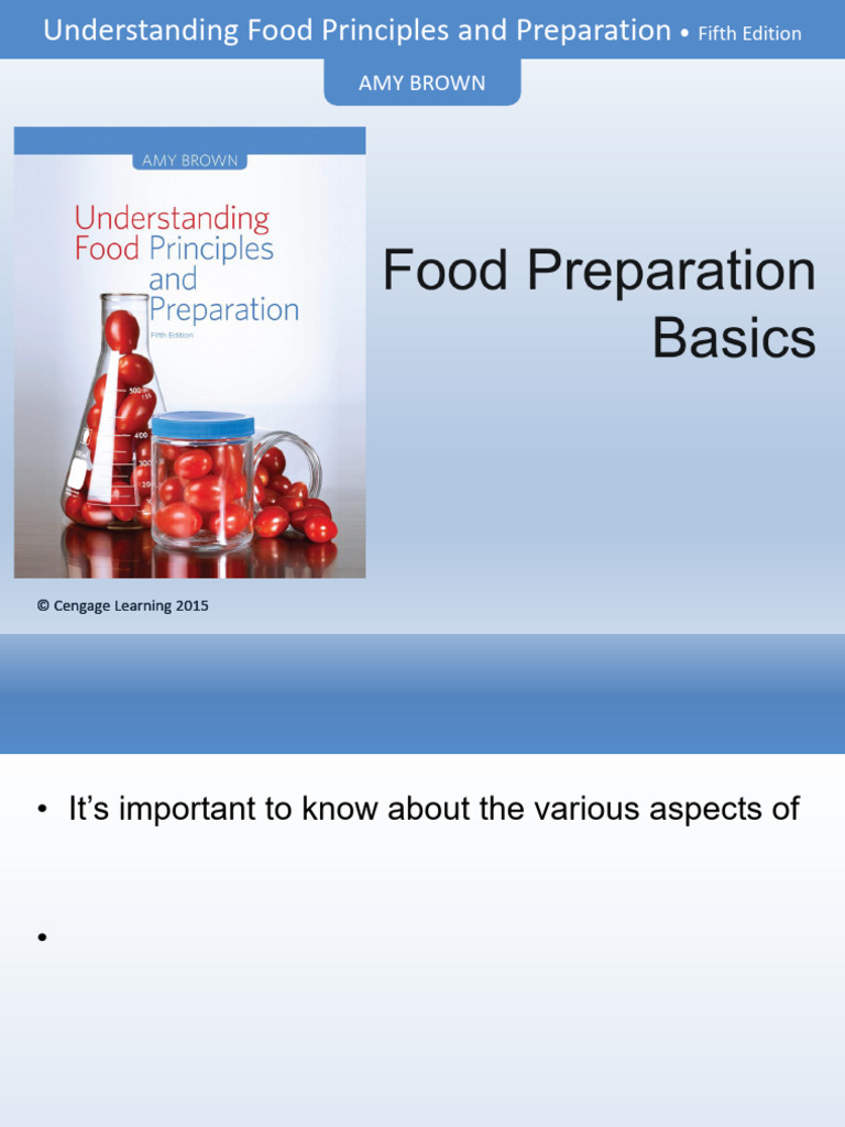 5b Food Preparation Basics | PDF | Knife | Blade