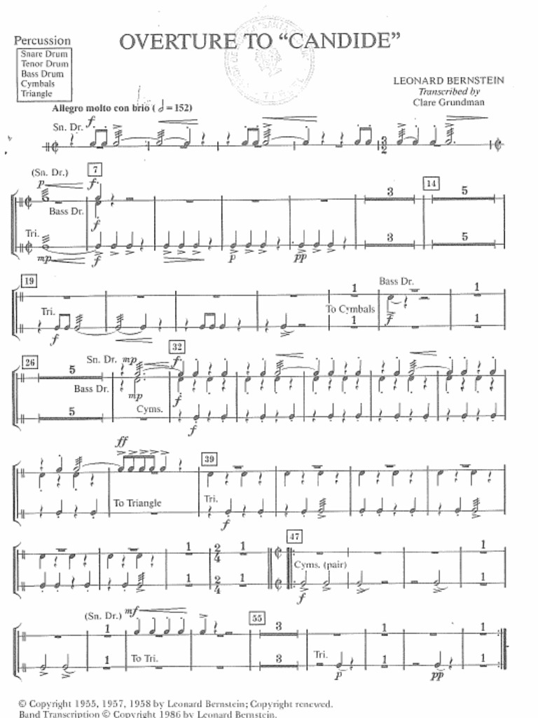 Overture To Candide | PDF