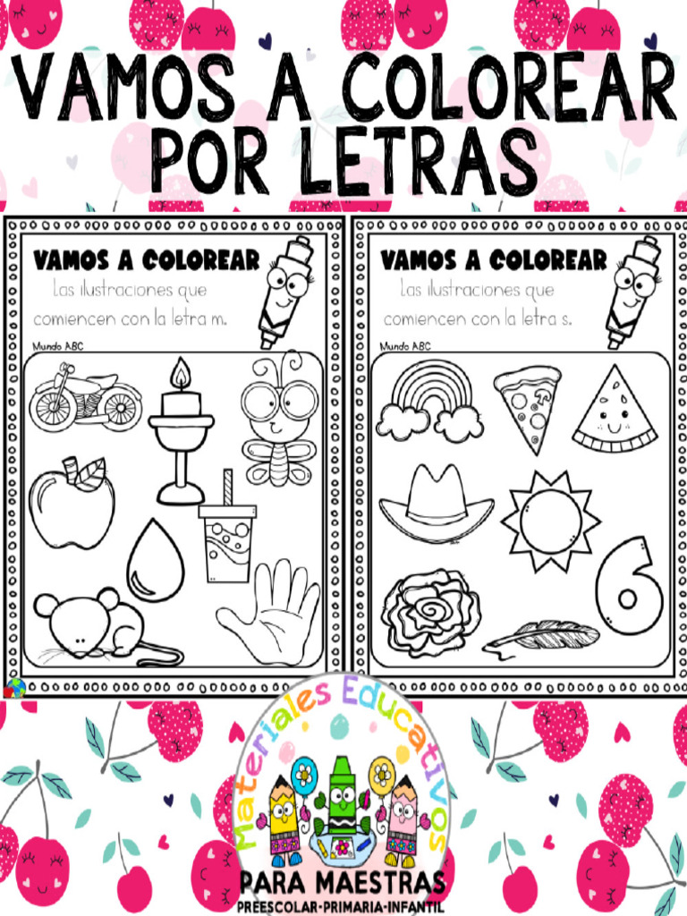Fichas para Colorear Por Sílabas Recopilado Por Materiales Educativos ...