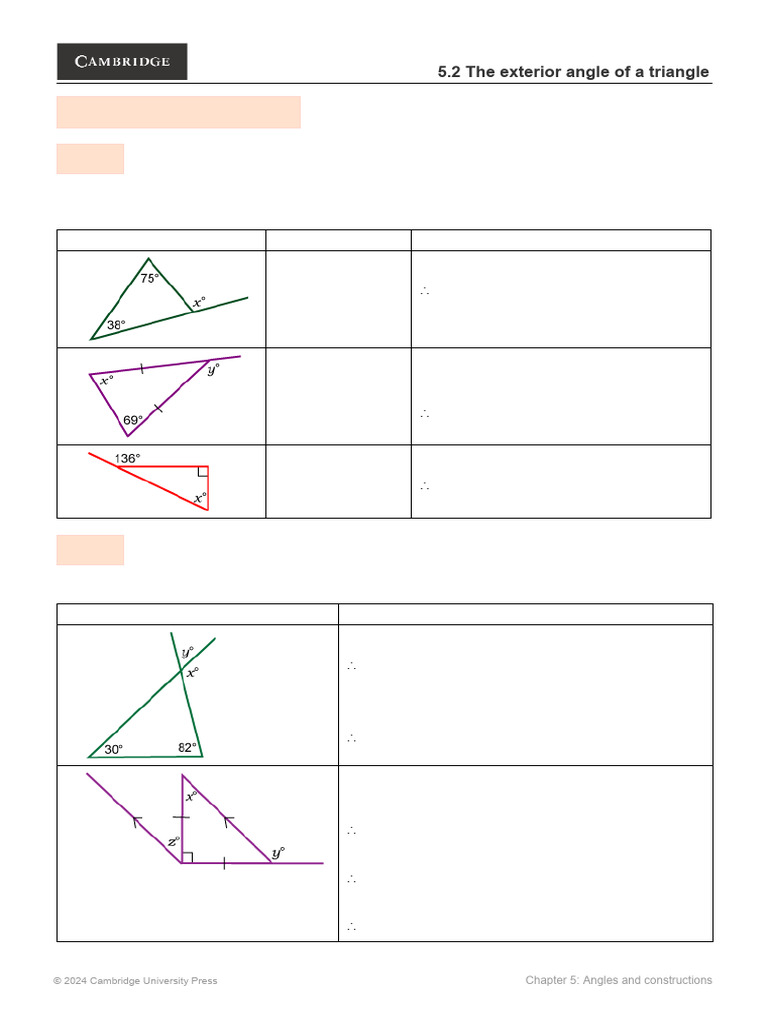 Inside and Outside Triangles SOLUTIONS | PDF | Triangle | Classical ...
