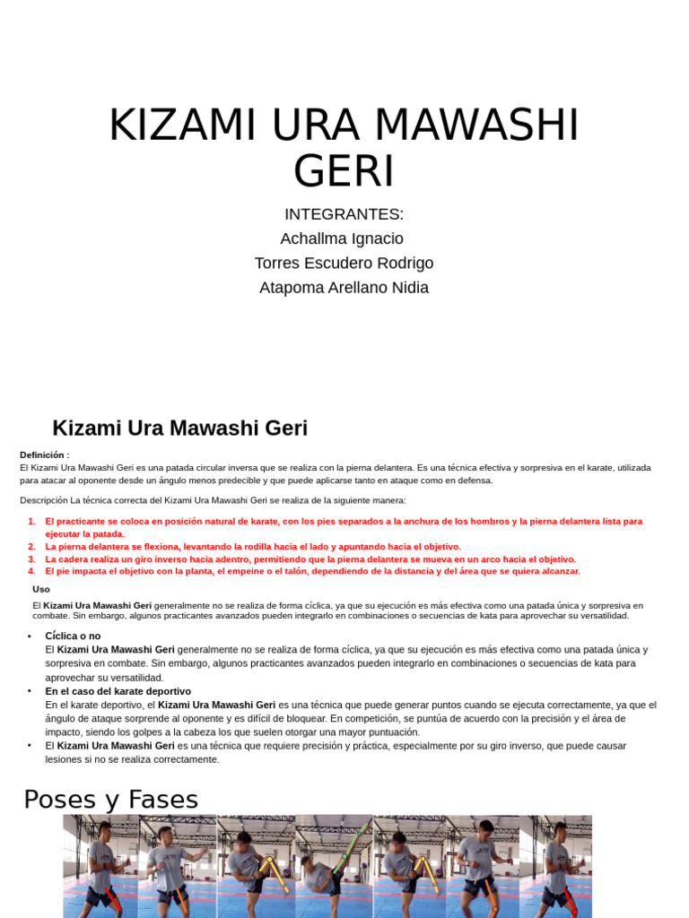 Tecnica de Analisis - Kizami Ura Mawashi | PDF | Rodilla