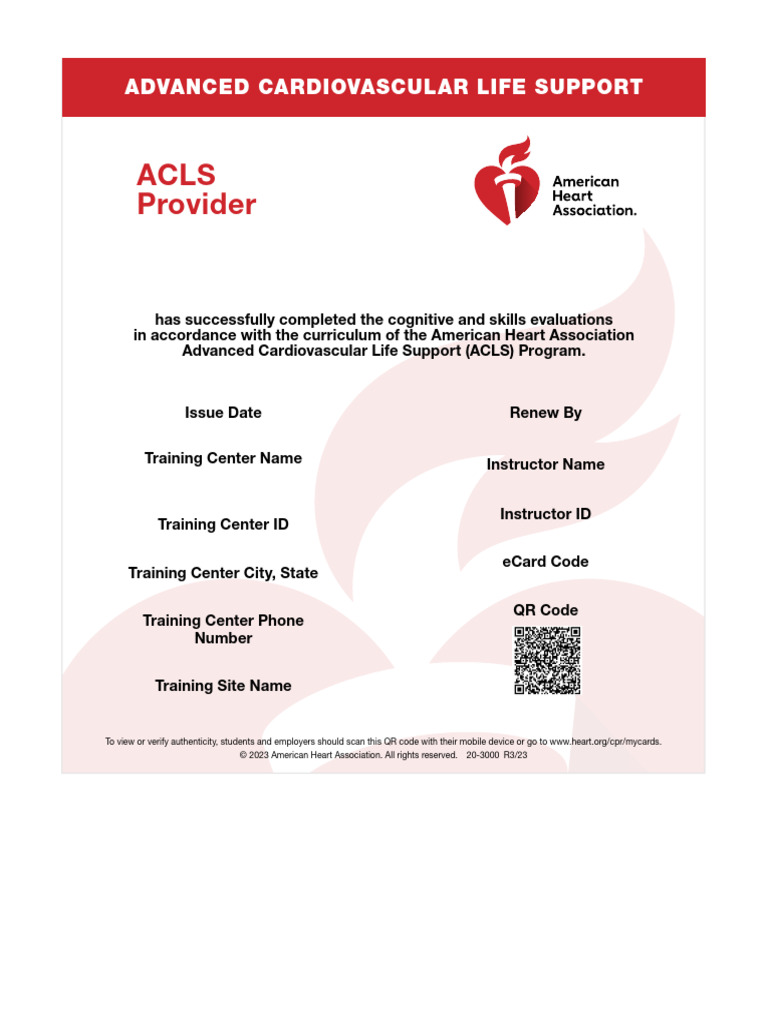 ACLS Exp 3-2026 | PDF