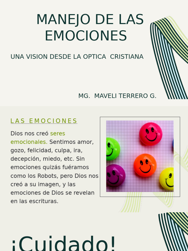 Manejo de las emociones | PDF | Las emociones | Dios