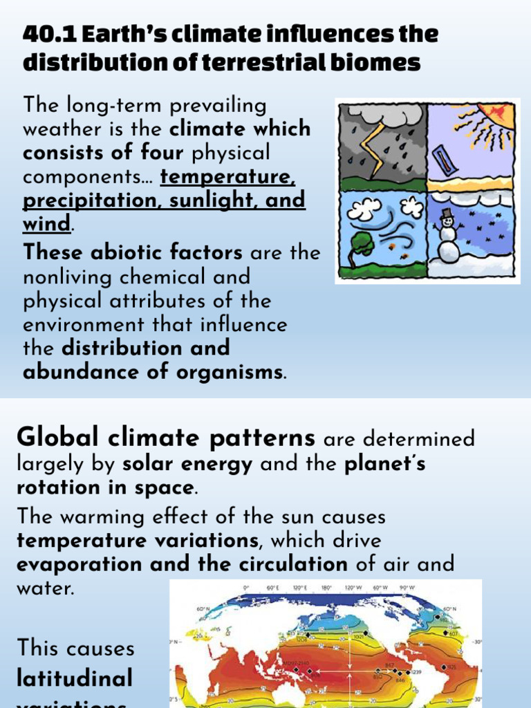 #2 CH 40 Slides Factors That Affect Climate | PDF | Climate ...