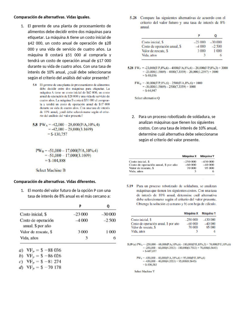 Ejercicios Capitulo 5 Resueltos | PDF