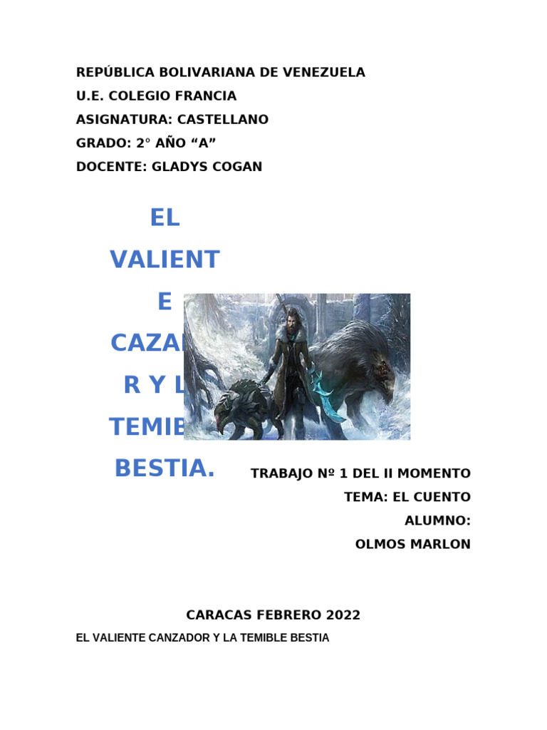 El Valiente Cazador en Yharnam | PDF