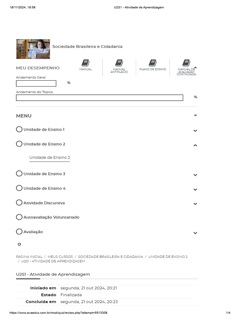 U2S1 - Atividade de Aprendizagem | PDF | Democracia | Ideologias Políticas