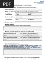 Clinical Audit Report Template | PDF | Audit