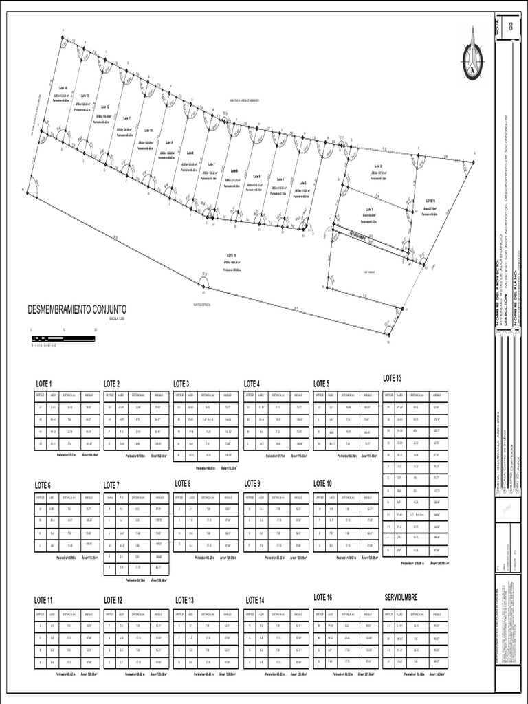 Desmembramiento Conjunto | PDF