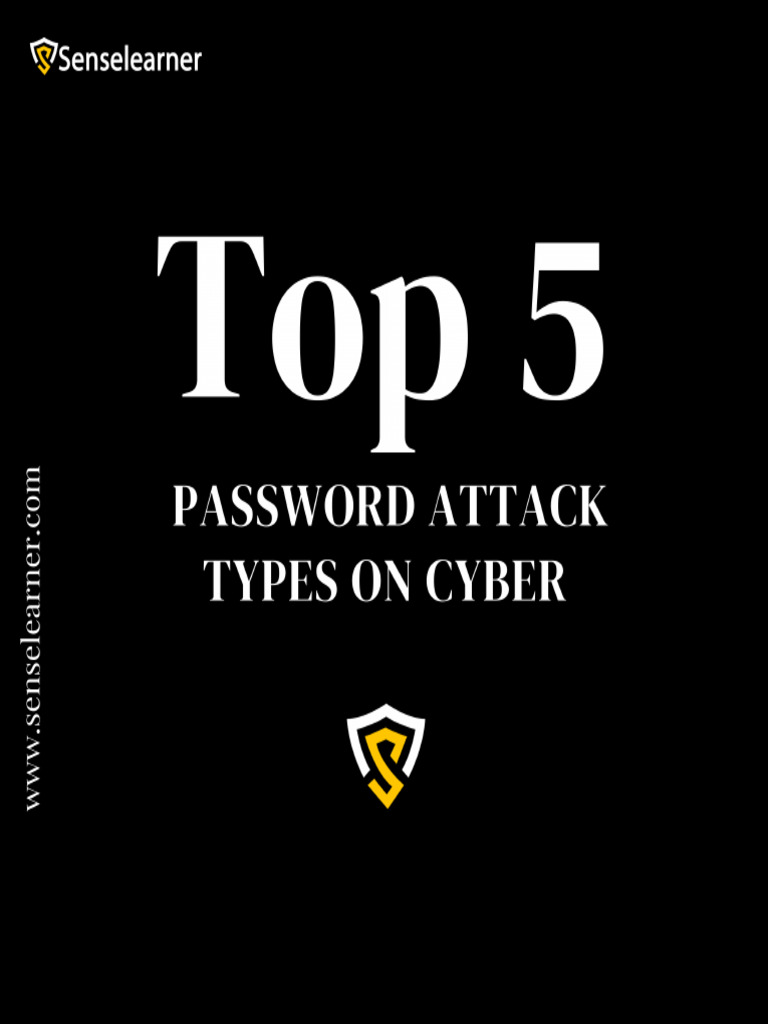 Top 5 Password Attack Type On Cyber | PDF