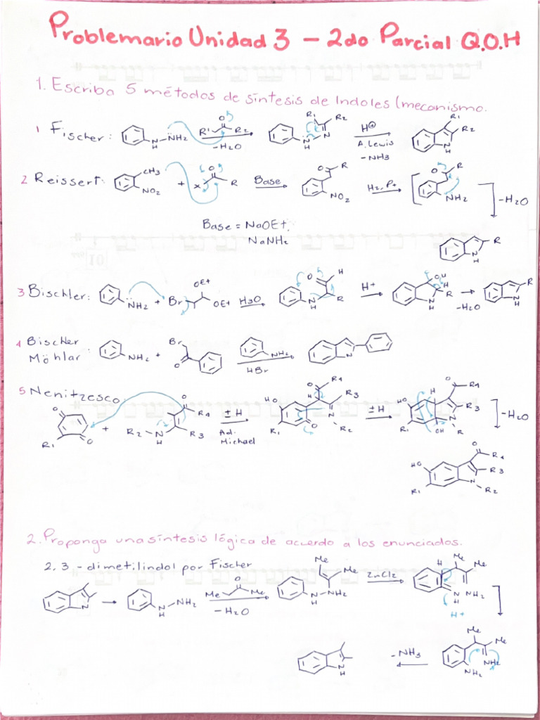 SÁNCHEZ BERNAL - PROBLEMARIO U3 y U4 | PDF