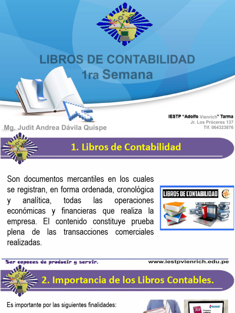 1 - Libros de Contabilidad 2024-II | PDF | Contabilidad | Economias