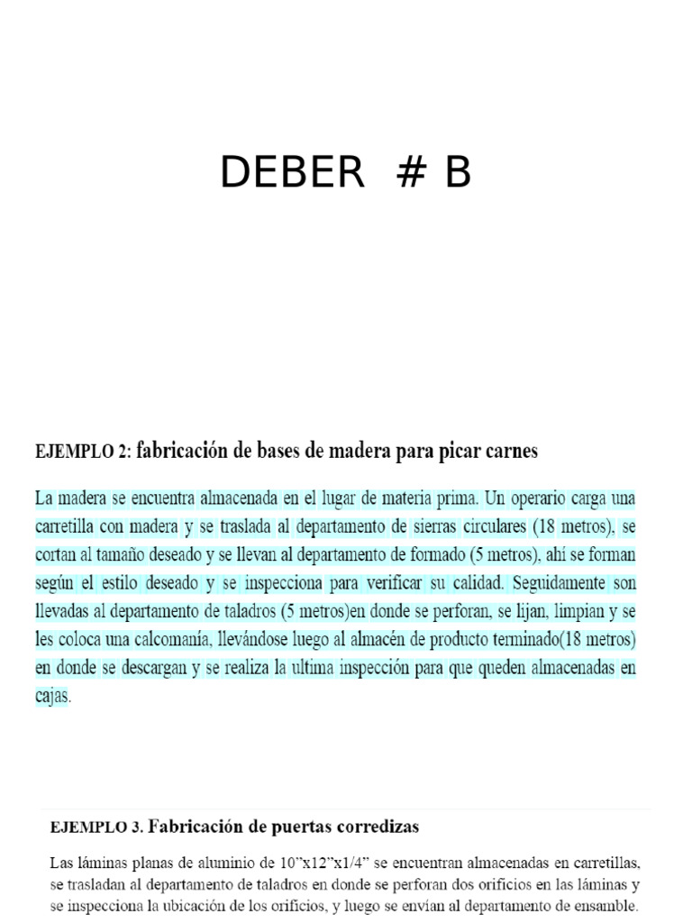 Ejercicio de Taller | PDF