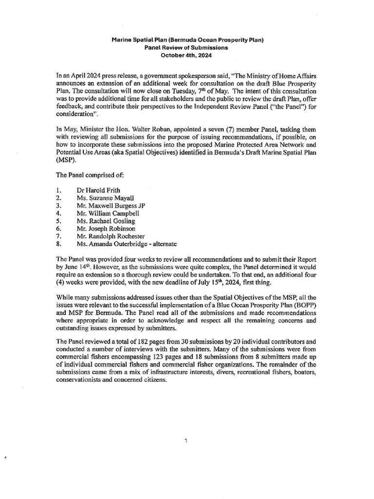 Independent Review Panel Report | PDF