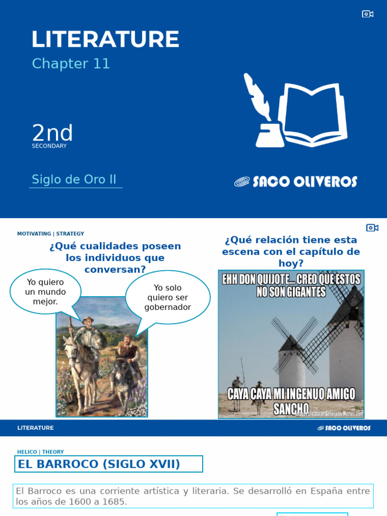 Tomoiv Lit 2do Cap11 | PDF | Don Quijote | Miguel De Cervantes