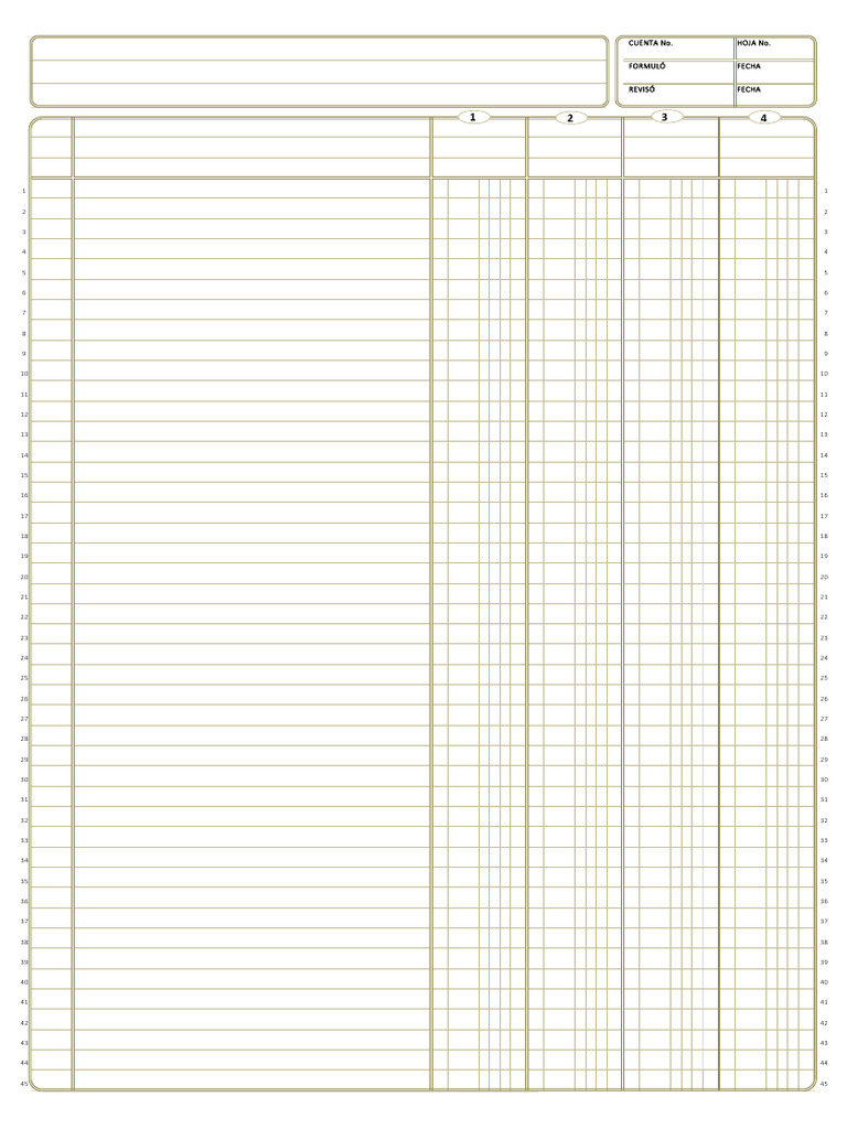 Formato de Balance General en Forma de Reporte | PDF