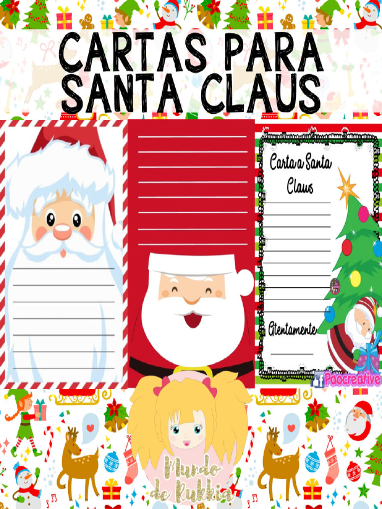 Cartas para Santa Vários Diseños | PDF
