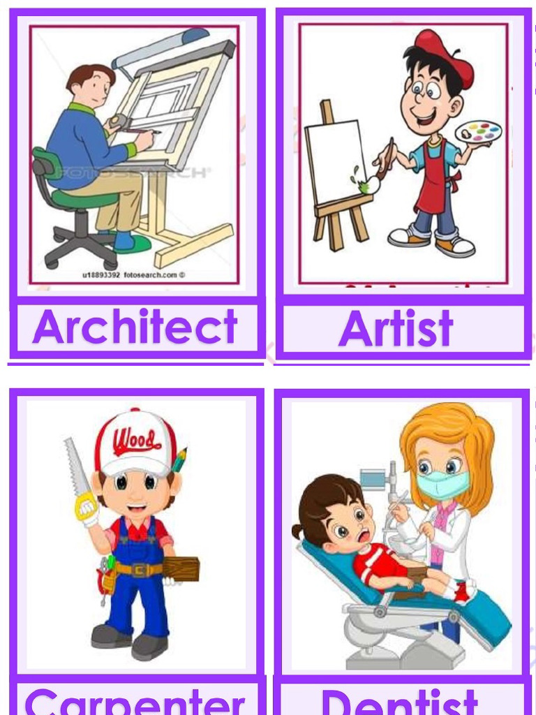 62 Names of Jobs & Occupations, 2 in 1 | PDF