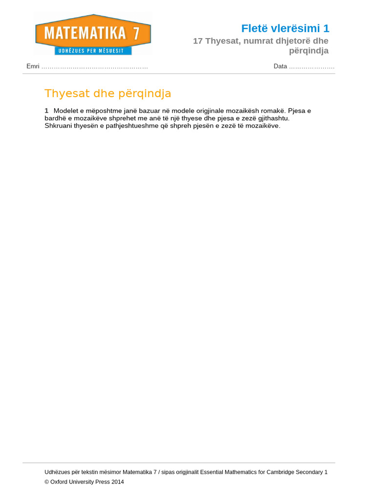 1701 - Flete Vleresimi 1 | PDF