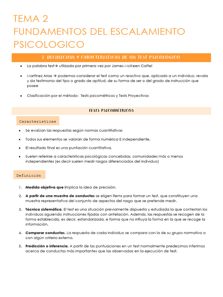 Wuolah Free Esquemas Tema 2 Psicometria Gulag Free | PDF | Conjunto (Matemáticas) | Sicología