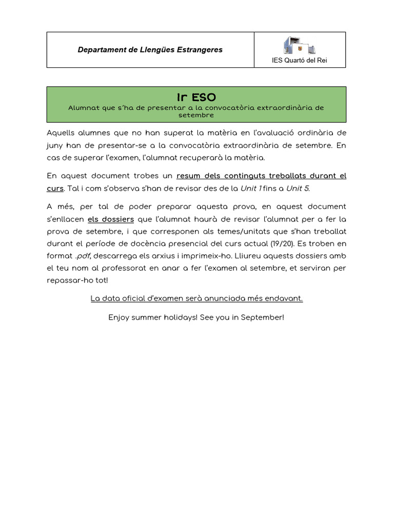 ANGLES 1r ESO | PDF | Adjective | Grammar