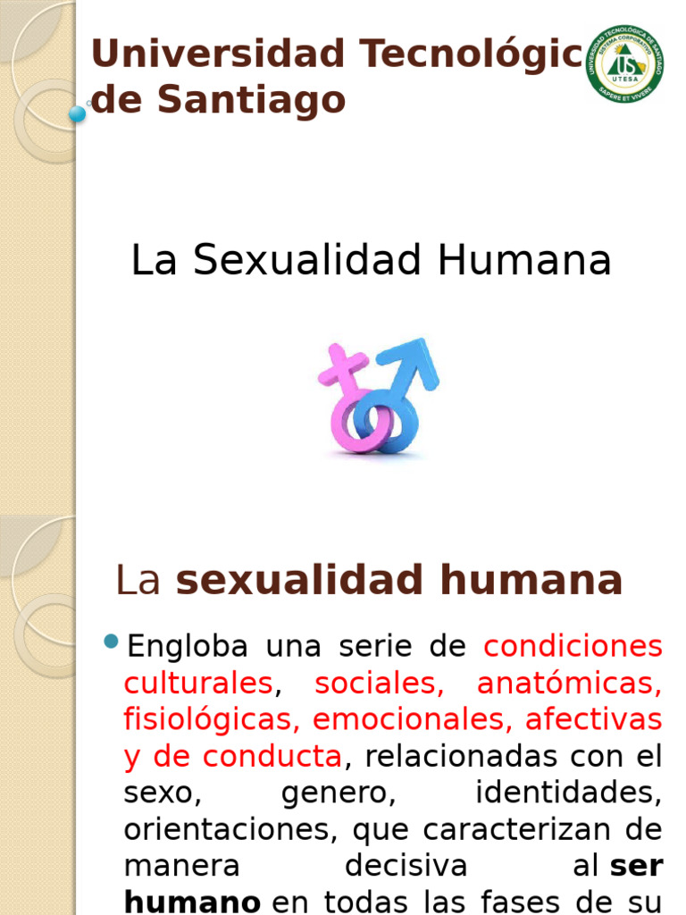 La Sexualidad Humana | PDF | La sexualidad humana | Humano