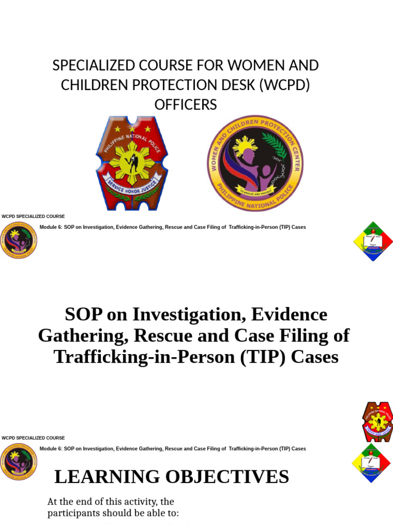 WCPD Trafficking Case Training | PDF | Human Trafficking | Sexual Slavery