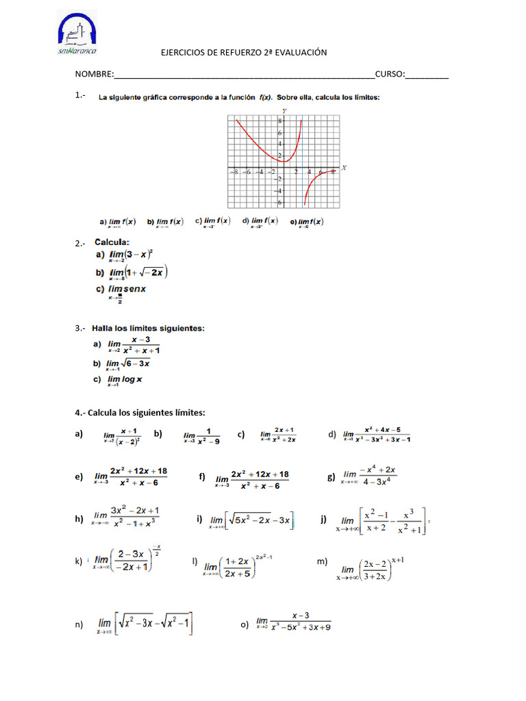Ejercicios de Refuerzo 2evaluacion56 | PDF
