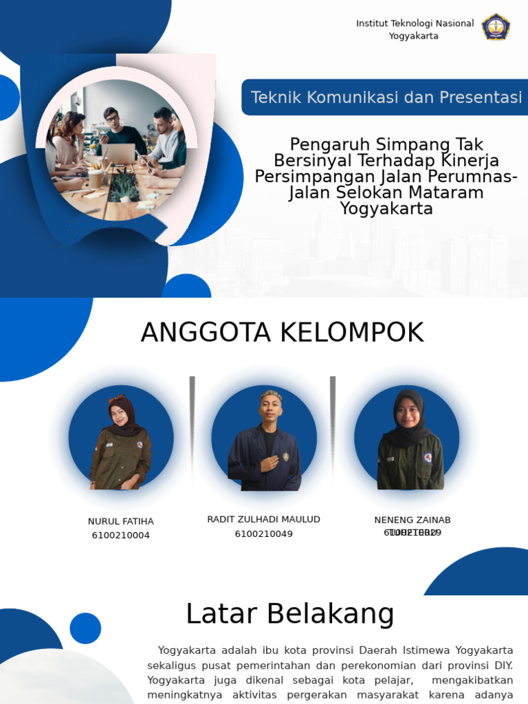 Tekompres-Simpang Tak Bersinyal | PDF