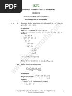 CSEC Add Maths 2017 May Past Paper Solutions | PDF | Quadratic Equation ...