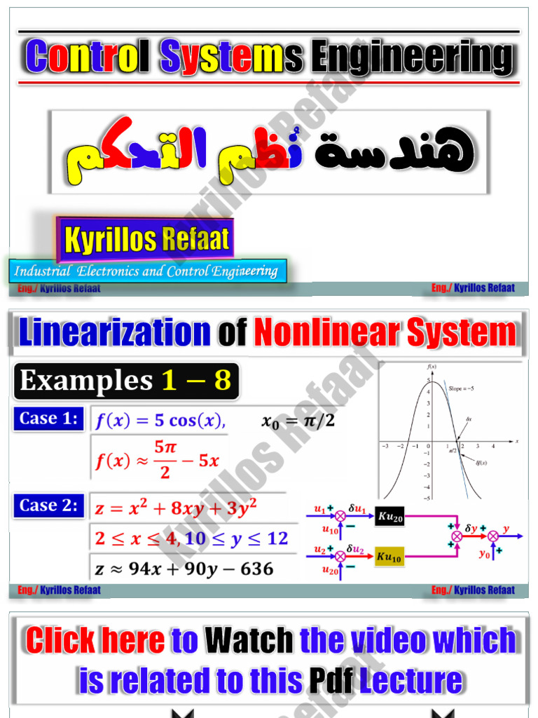 Linearization Part 2 Pdf Nonlinear System Approximation