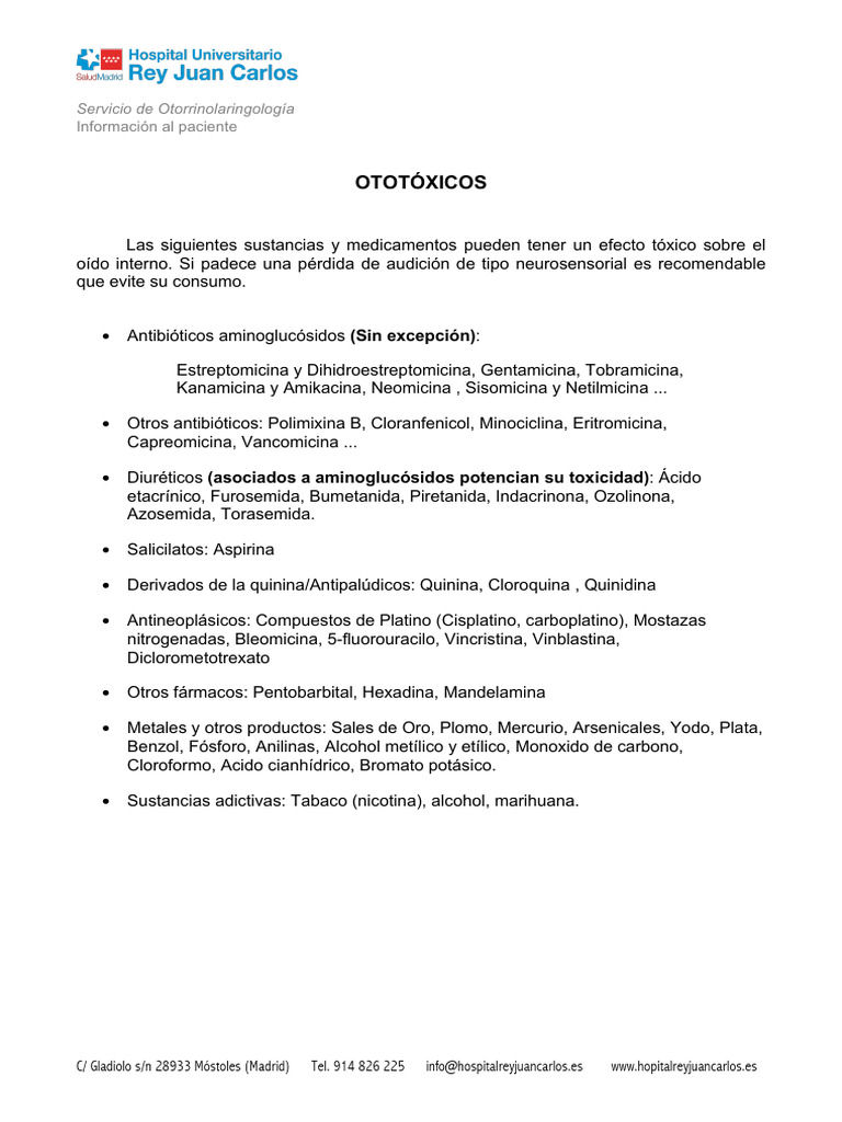 Informacion Ototo - Xicos | PDF