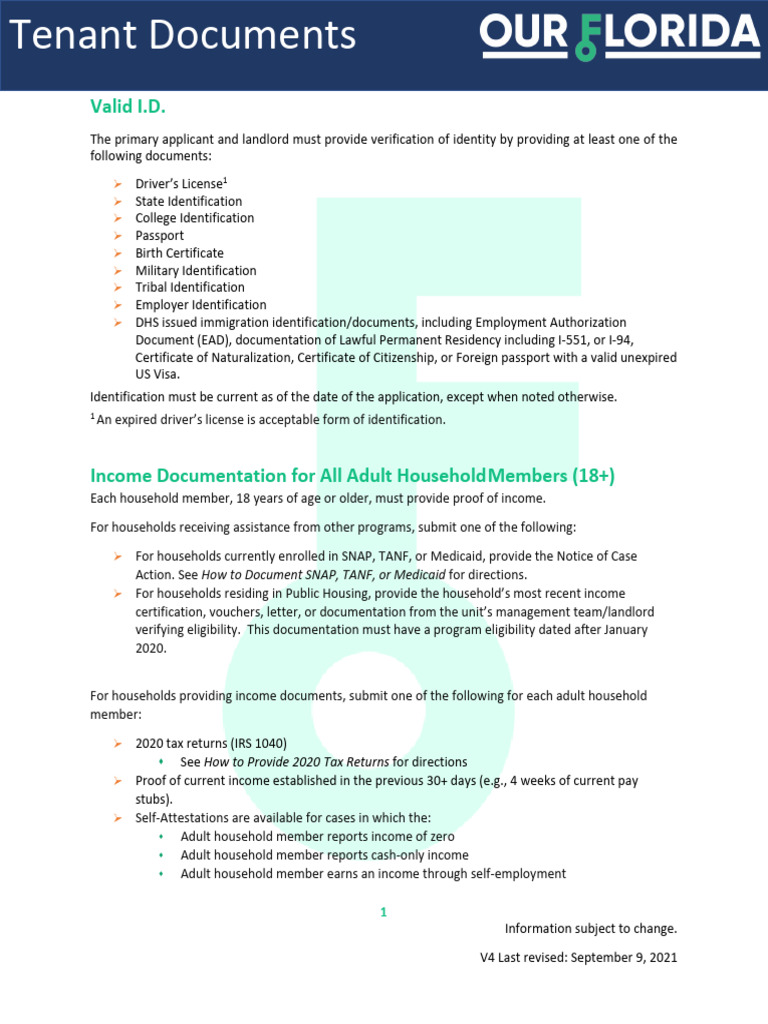 Uploads - Tenant Documents v4 | PDF | Lease | Identity Document