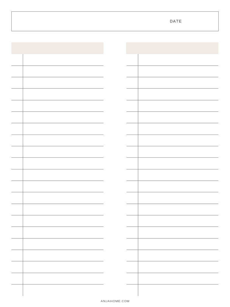 Digital Notetaking Paper Templates-1 | PDF