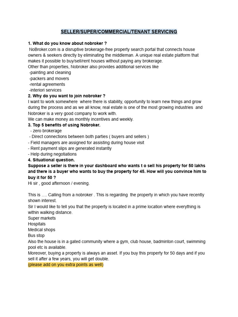 Seller - Super - Commercial - Tenant Servicing | PDF | Law