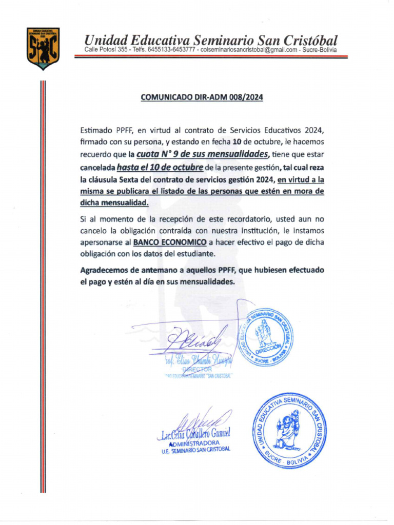 Comunicado 08 PPFF | PDF